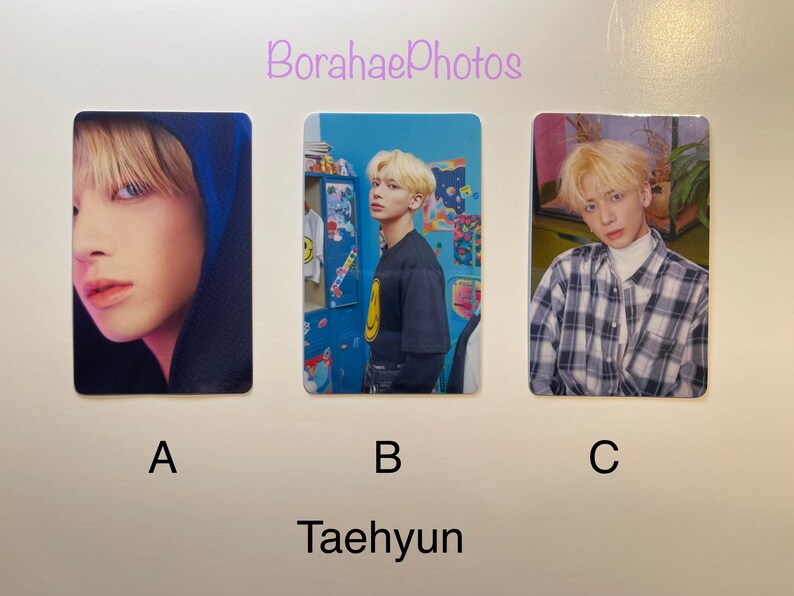 TXT Blue Hour Photocards Minisode1 Waterproof Laminated | Etsy