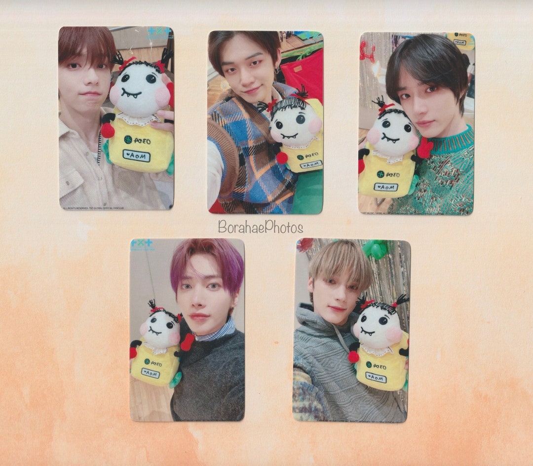 TXT PPULVERSE Selca Photocards Waterproof Laminated Soobin Yeonjun ...