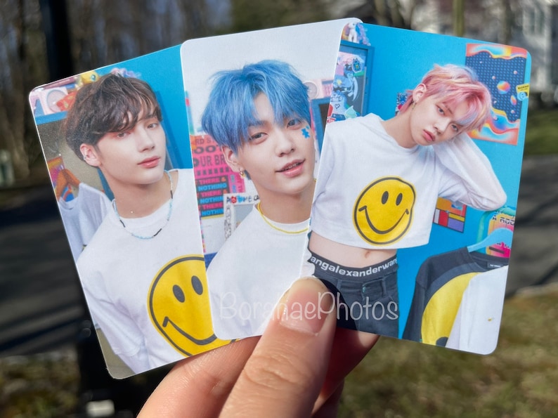 TXT Blue Hour Photocards Minisode1 Waterproof Laminated | Etsy