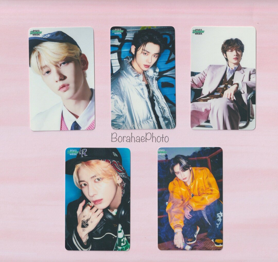 TXT Dream Week 2023 Photocards Waterproof Laminated Temptation Soobin ...