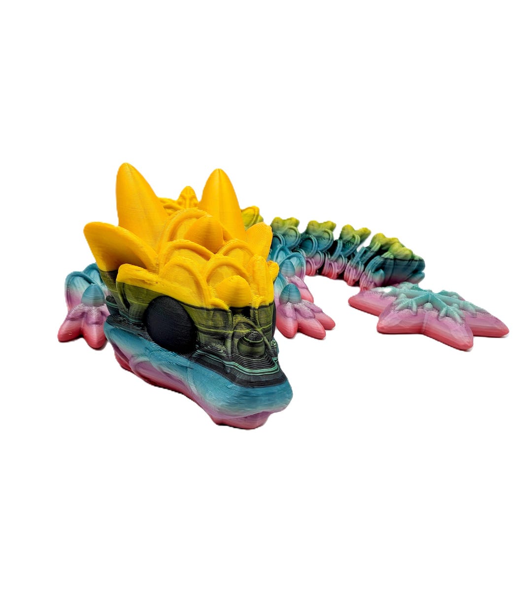 Articulated Flower Gecko | 3D Printed Colorful Lizard | Licensed Design ...