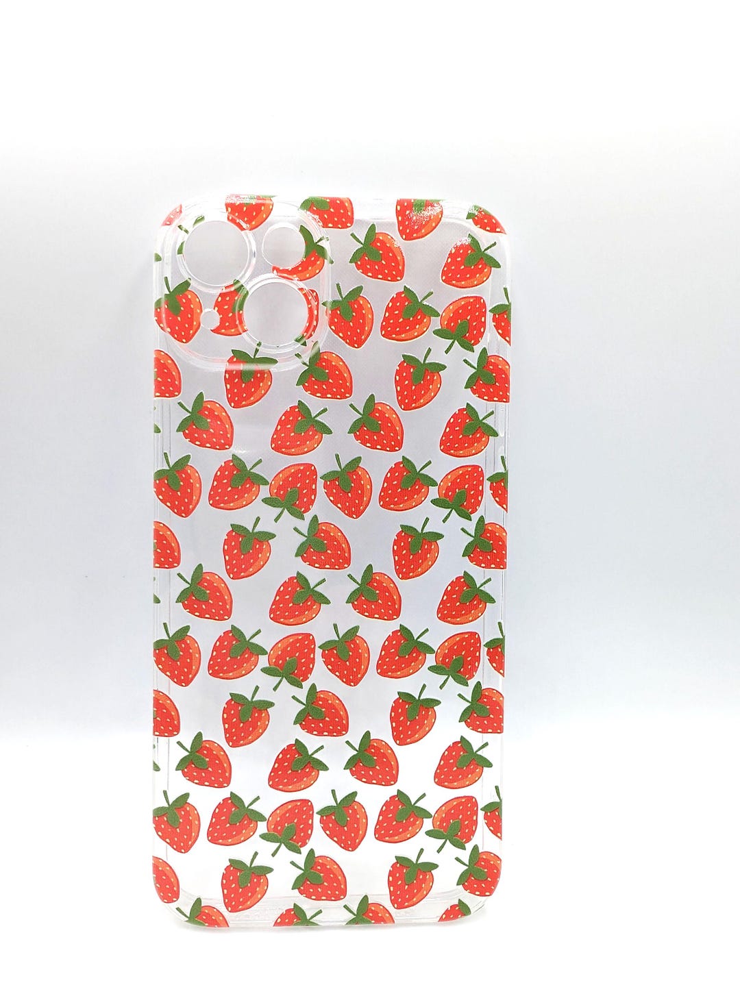 Juicy Strawberry Pattern Phone Case - Vibrant Protection for iPhone ...