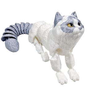 Articulated Ragdoll Cat | 3D Printed Poseable Cat | Three Sizes ...
