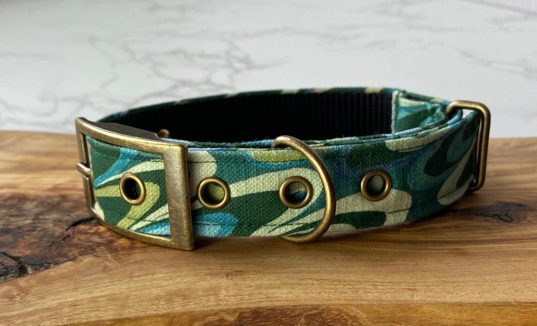Ocean Breeze Dog Collar and Lead-belt Style Buckle, Artisan Pet ...