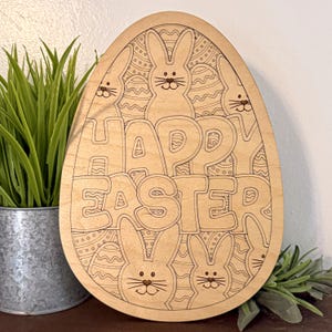 Easter Puzzle SVG // Laser Cut Puzzle Svg // Glowforge SVG File ...