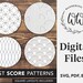 Glowforge Laser Score Pattern Svg Files / Score Line Patterns - Etsy Canada