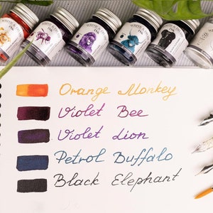Octopus Ink Set - BASIC MIX Write & Draw Inks Set of 6 X 10 Ml - Etsy
