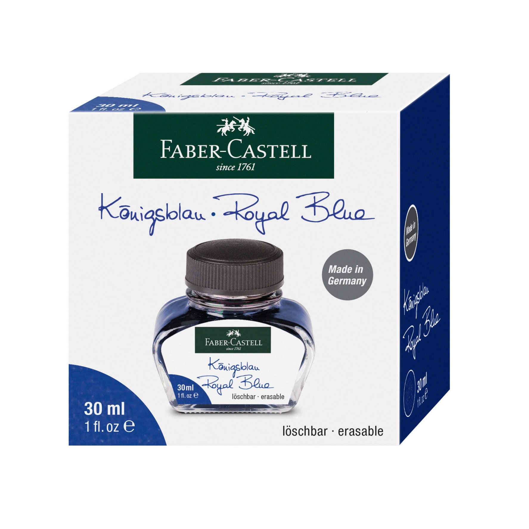 Fountain Pen Ink Bottle 30 Ml ERASABLE BLUE by Faber Castell - Etsy