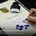 Octopus Document Ink Blue Bottle 30ml, Certified Fountain Pen Ink ...