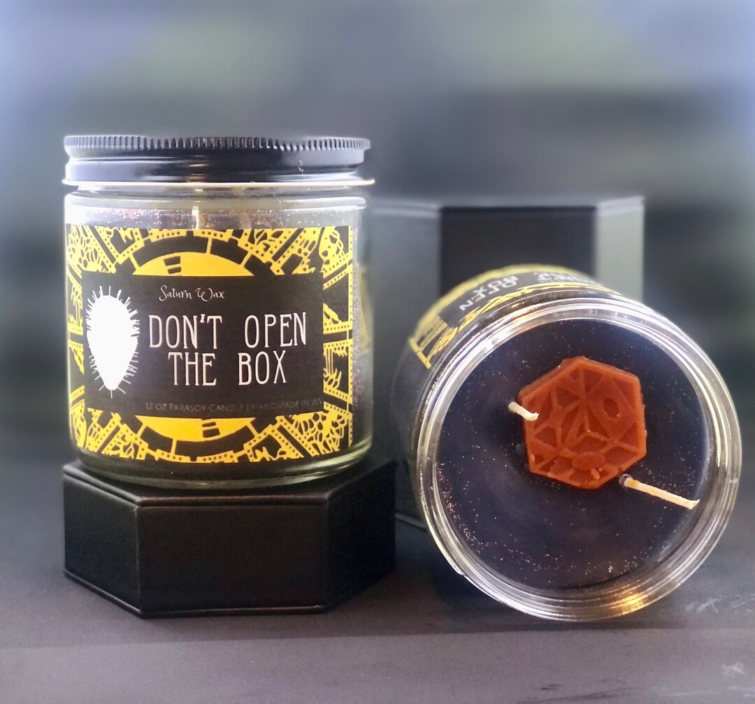HELLRAISER Inspired Don't Open the Box Horror-themed Candle 12 Oz. 2 ...