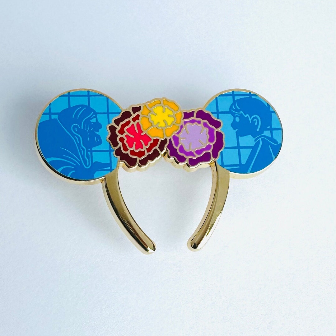Marigold Ears Pin - Coco Inspired, Disney Fantasy Pin, Hard Enamel ...