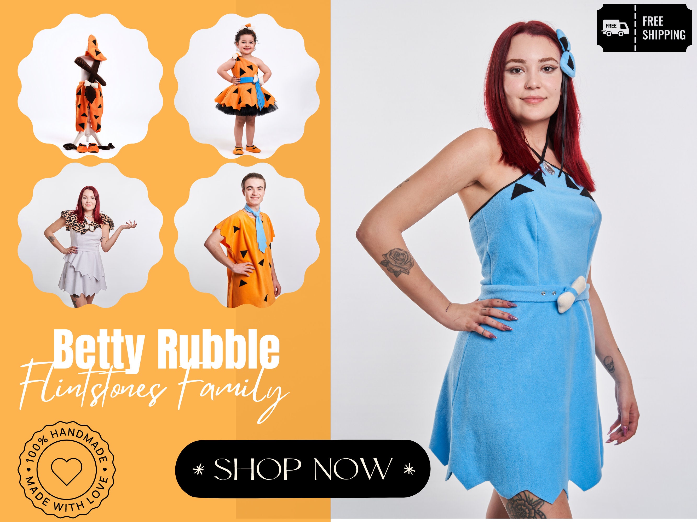 Barney And Betty Rubble Costume