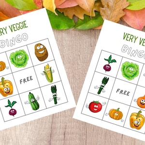 Very Veggie Bingo for Kids (digital Download Available to Print) - Etsy