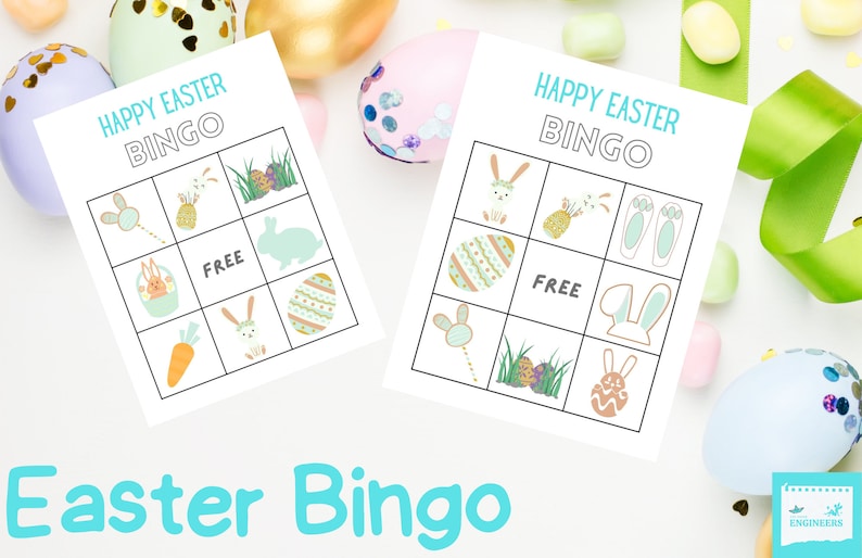 HAPPY EASTER Bingo for Kids of ALL Ages (digital Download Available to ...