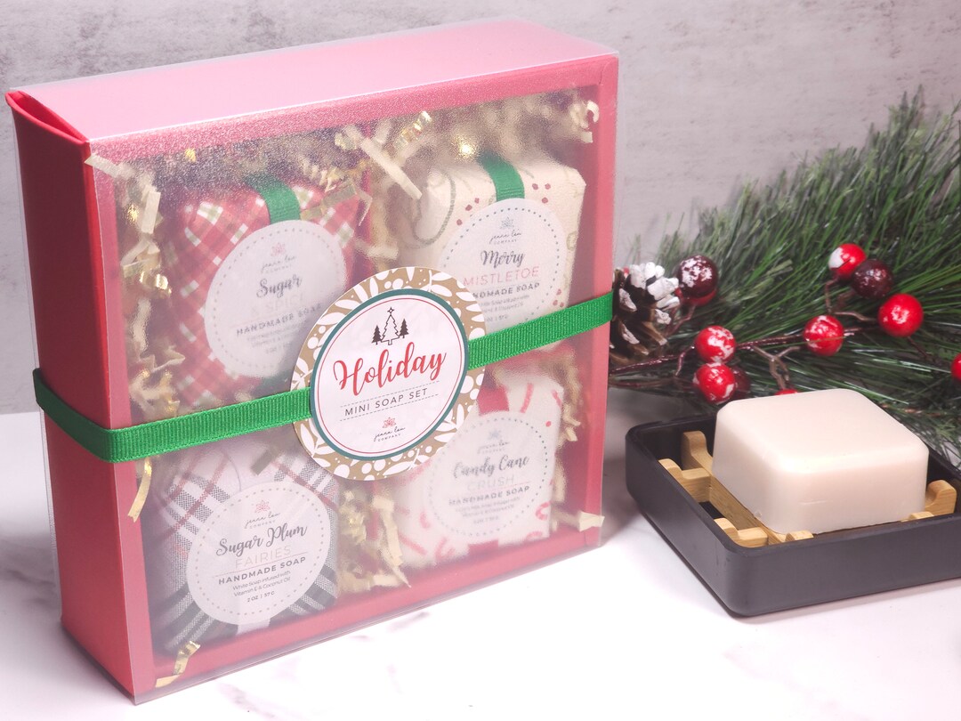 Holiday Mini Soap Set - 4-pack - Set 1 - Etsy