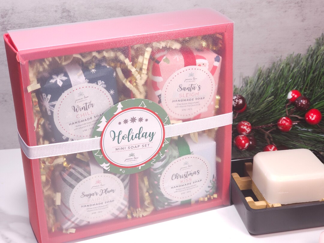 Holiday Mini Soap Set - 4-pack - Set 2 - Etsy