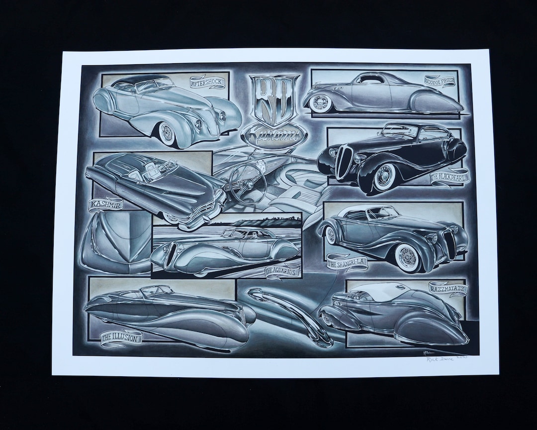 RD Kustoms Limited Edition Signed Poster - Etsy