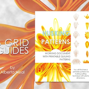 PDF Quilling Patterns - 6 Printable Patterns of Quilling Husking ...