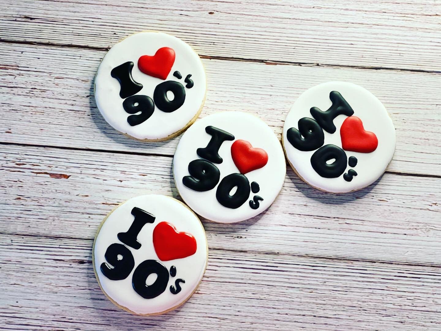 I Love the 90s Cookies 90s Cookies Decade Cookies - Etsy
