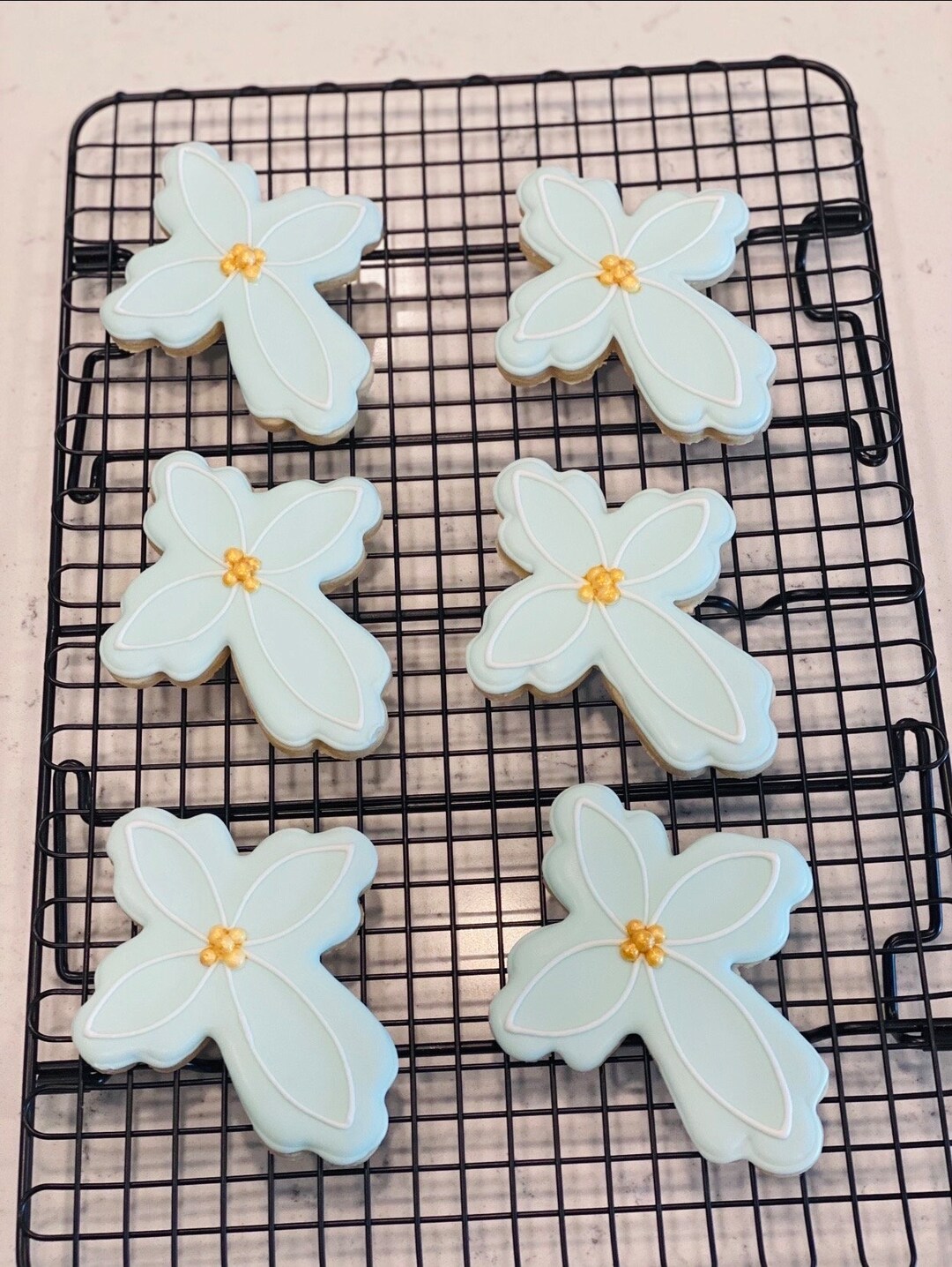 Cross Cookies | First Communion Cookies | Baptism Cookies | Christening ...