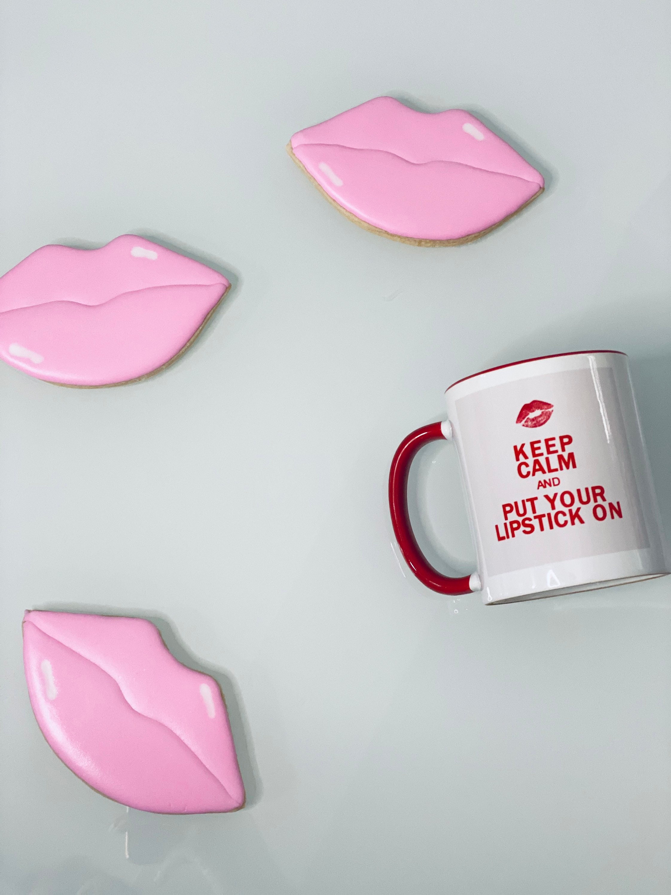 Lips Cookies | Kiss Cookies | Custom Cookies | Decorated Sugar Cookies ...