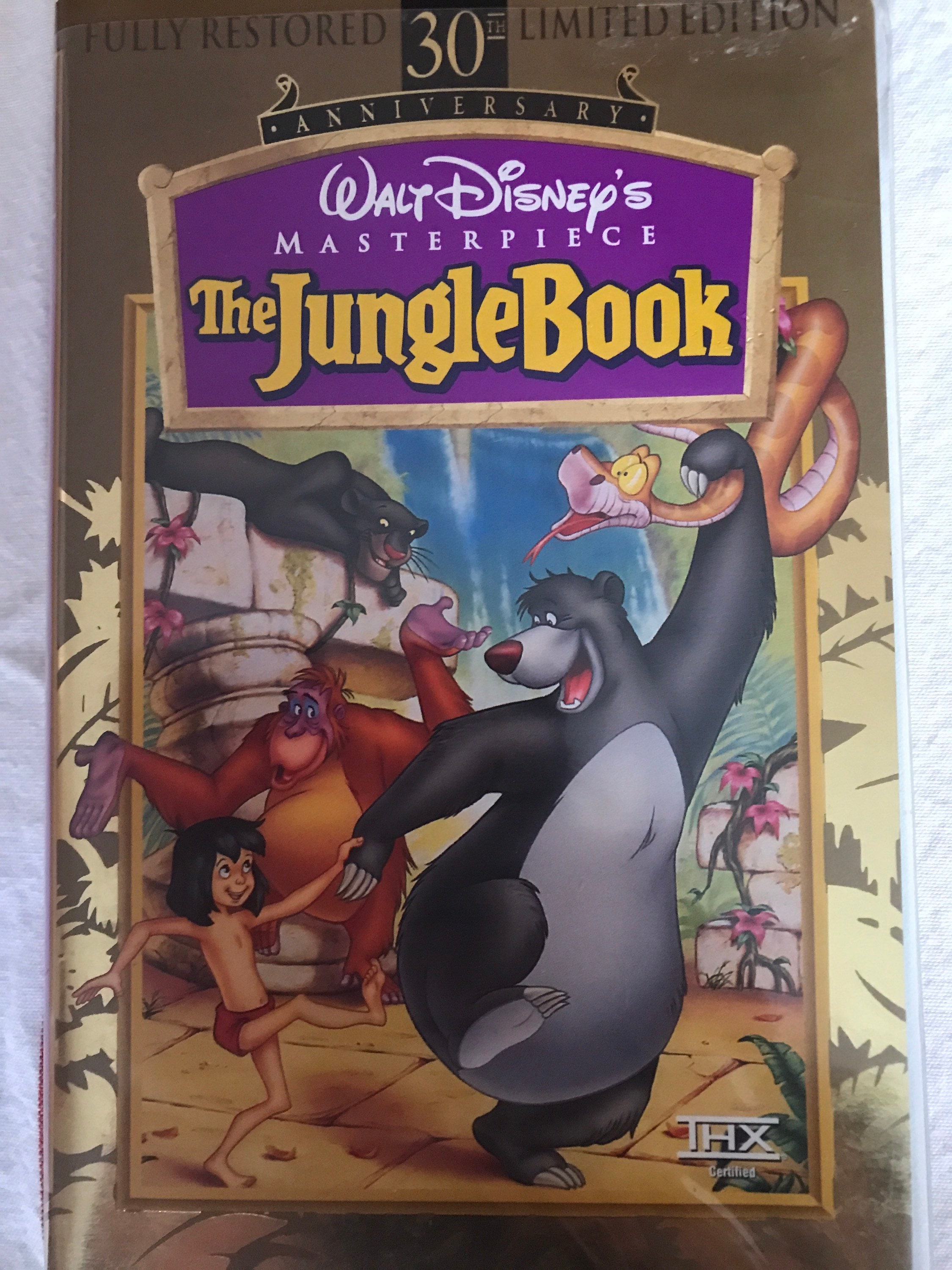 The Jungle Book VHS Fully Restored 30th Anniversary Limited - Etsy Finland