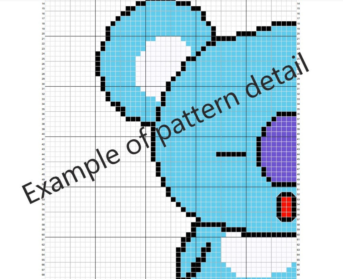 Koya Cross Stitch Pattern - Etsy