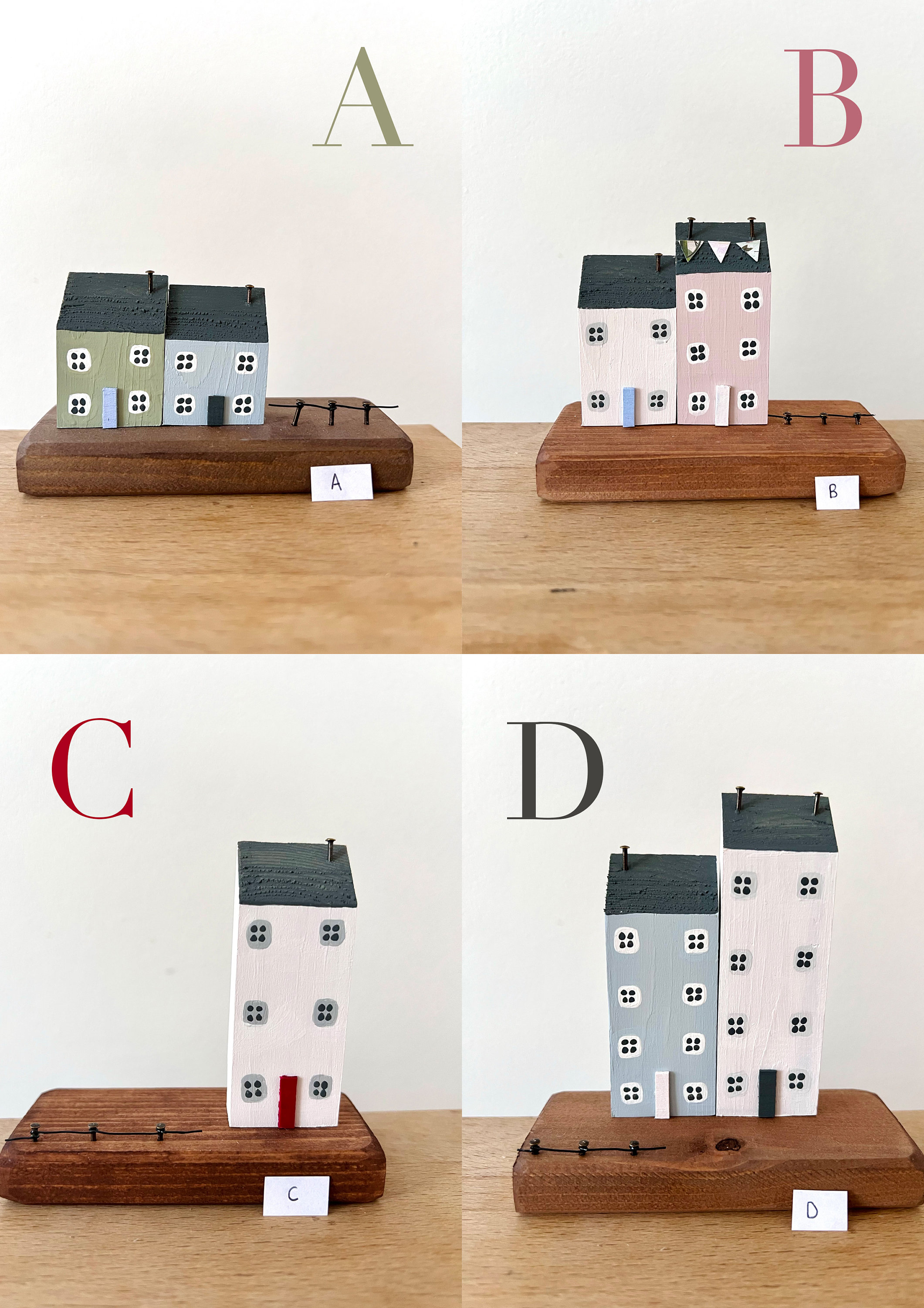 Wooden House Handmade Gift Home Cottage - Etsy UK