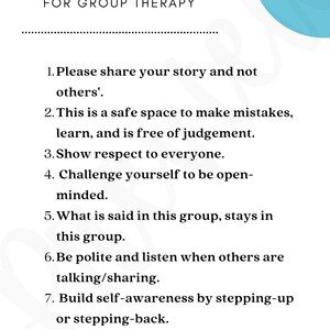 Group Therapy Poster Counsellor Therapist Mental Health Printable ...