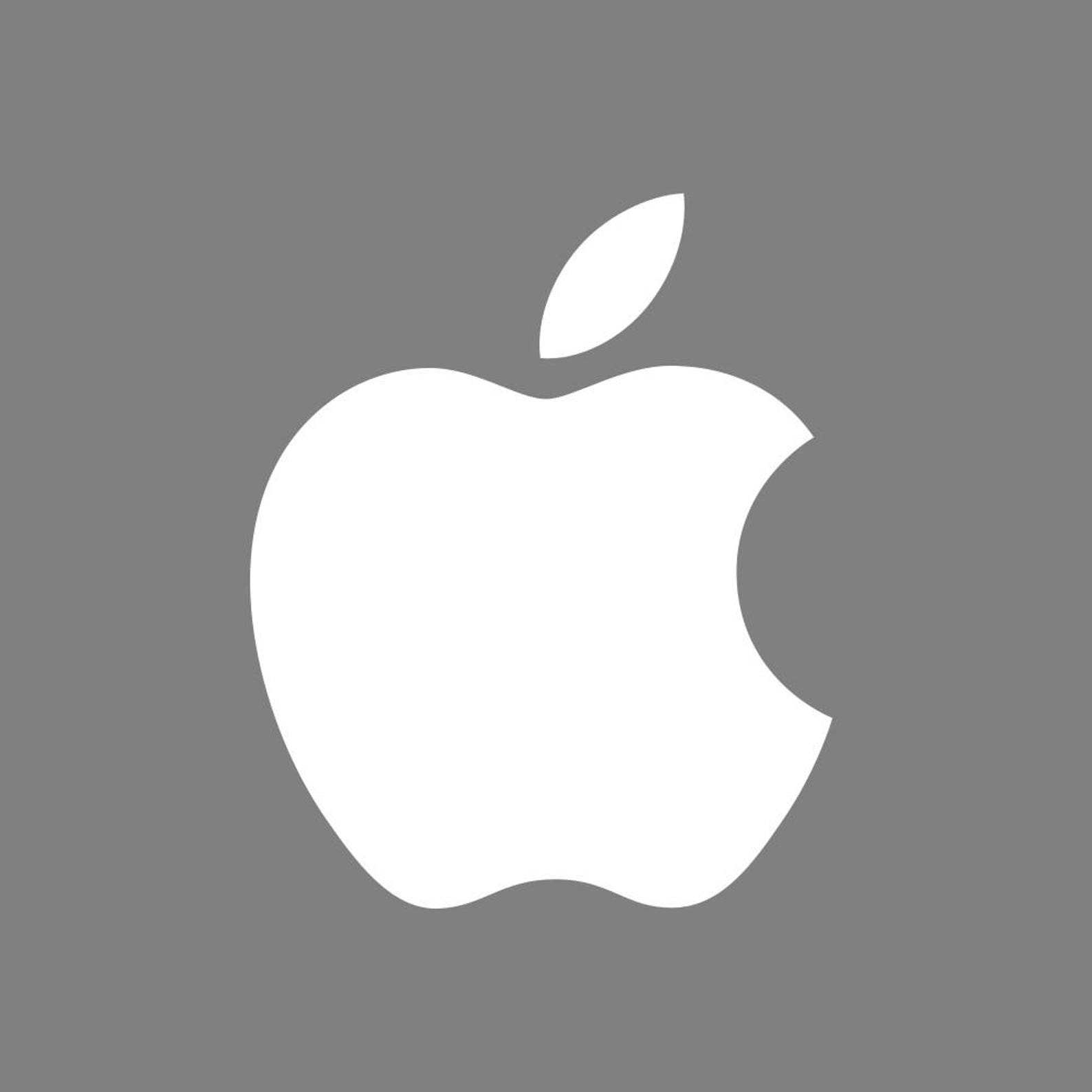 2-pack APPLE Logo Vinyl Decals | Window/bumper Stickers | Made in USA ...