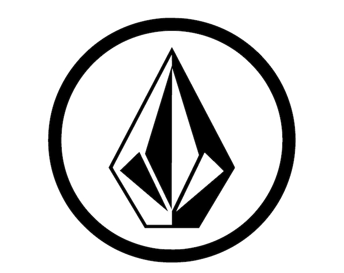 Volcom Stone Circle Logo Vinyl Die-cut Decal | Skate Surf Swim ...