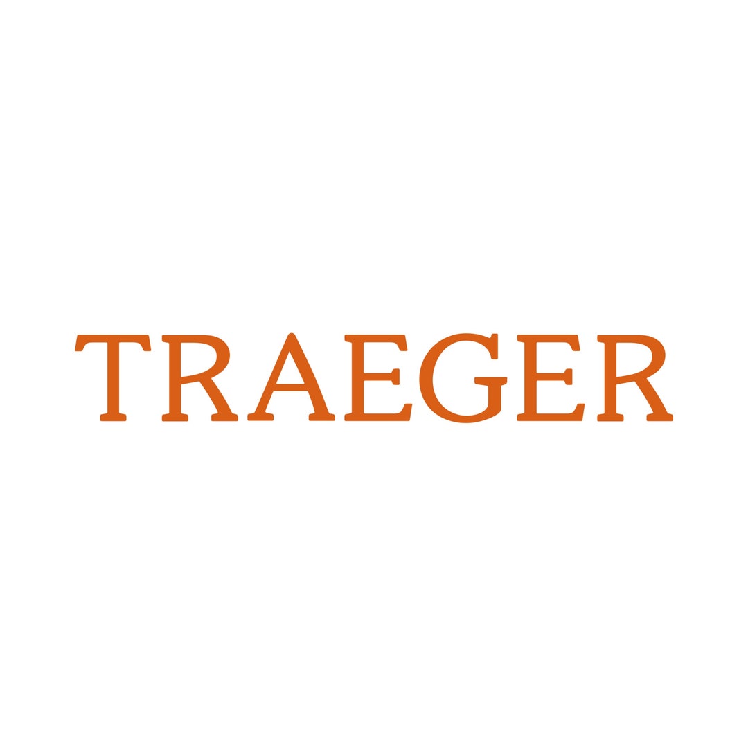 Traeger Logo (NAME ONLY) Vinyl Die-cut Decal | Smoker Pellet Grill BBQ ...