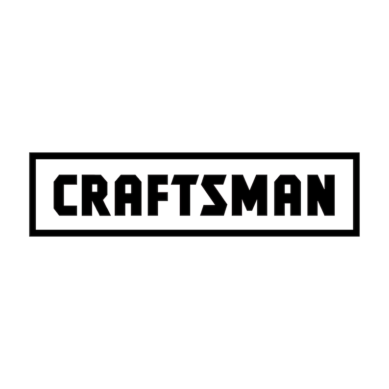 Craftsman Tools Logo With Border Vinyl Die-cut Decal | MADE IN USA ...