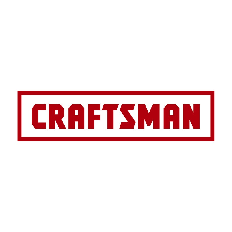 Craftsman Tools Logo With Border Vinyl Die-cut Decal | MADE IN USA ...