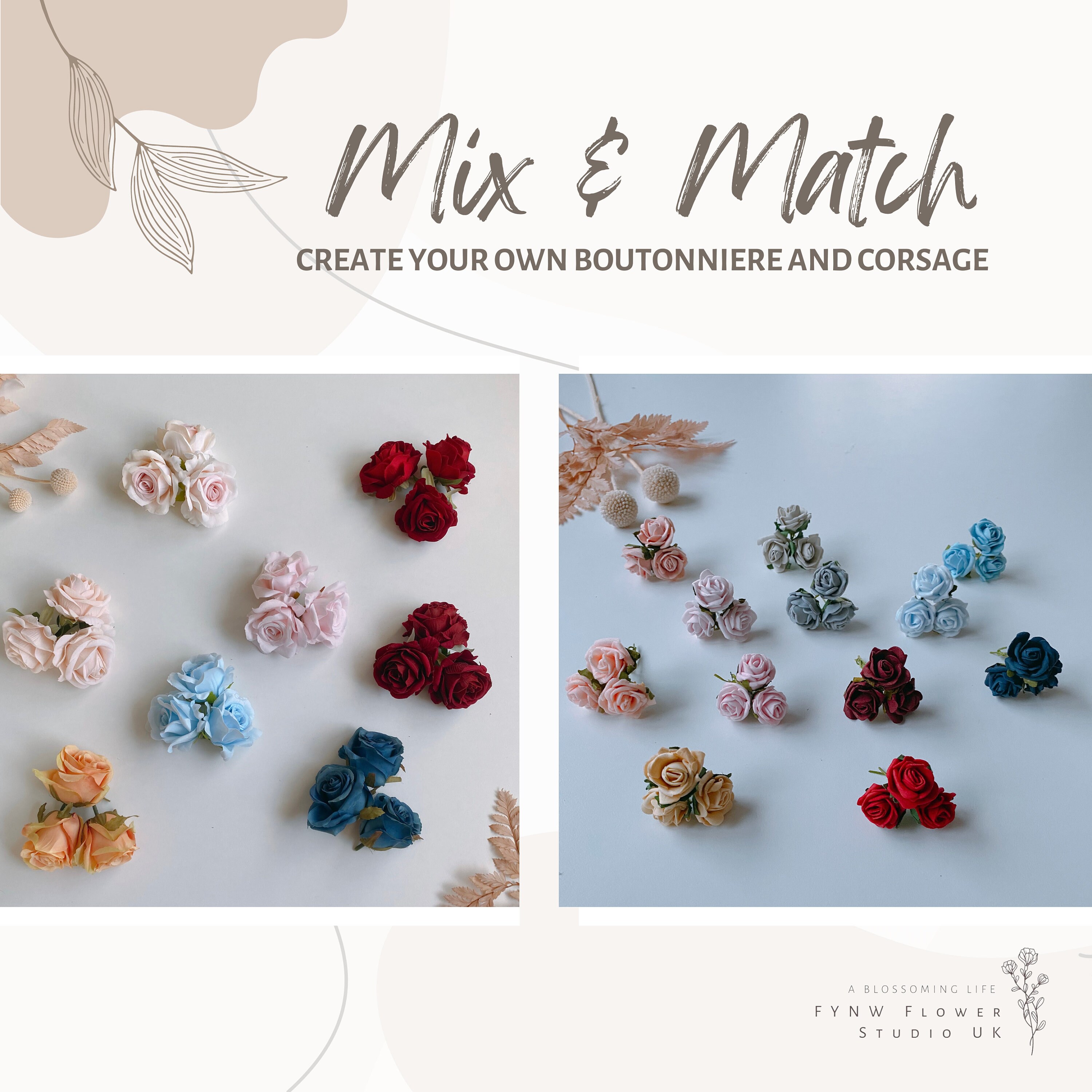 Baby Blue Boutonniere Wedding Corsage Wrist Corsage Prom - Etsy UK