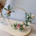 Silk Flower Baby Pink Rose Hoop Decoration, Table Centerpiece, Table ...