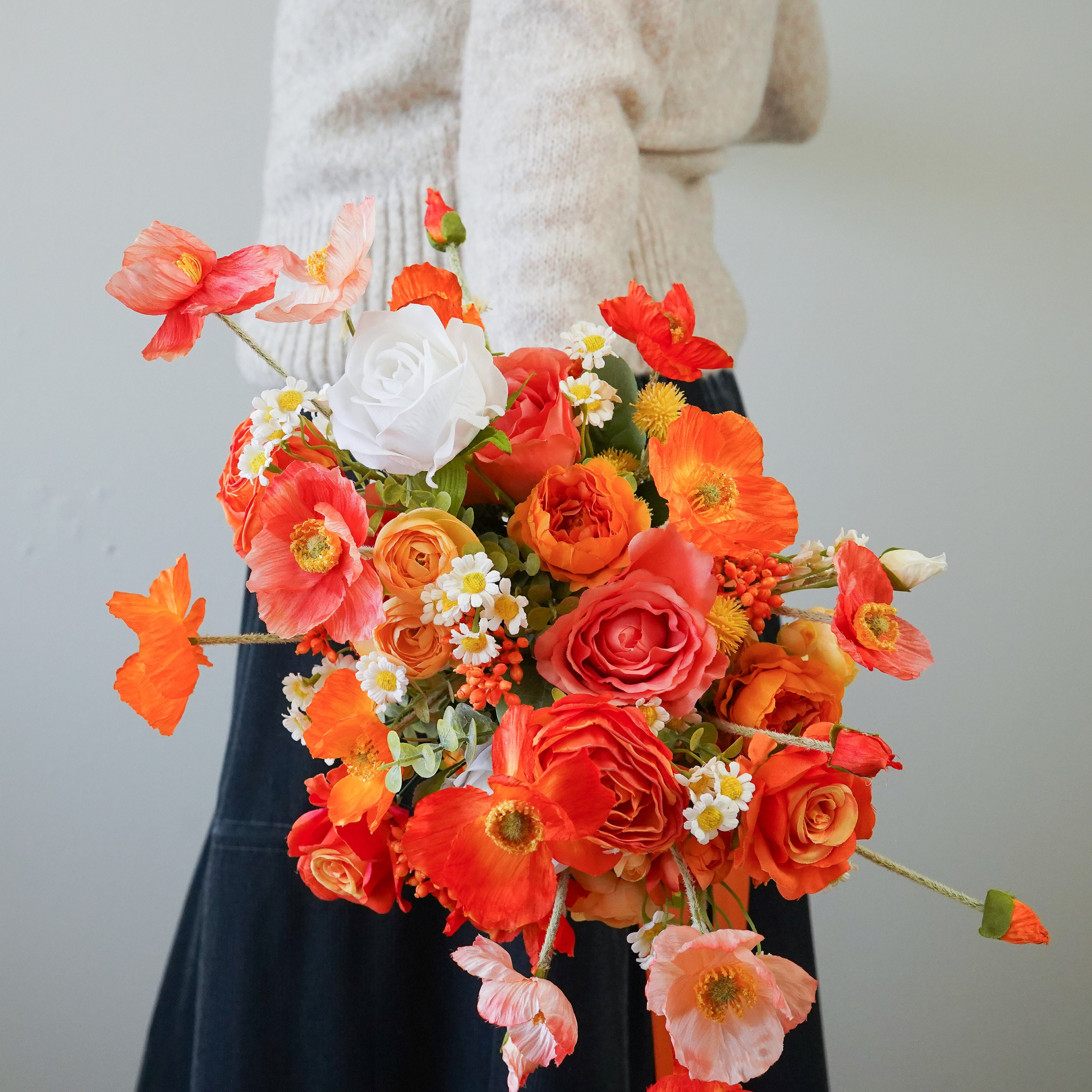 Orange Poppies Bouquet
