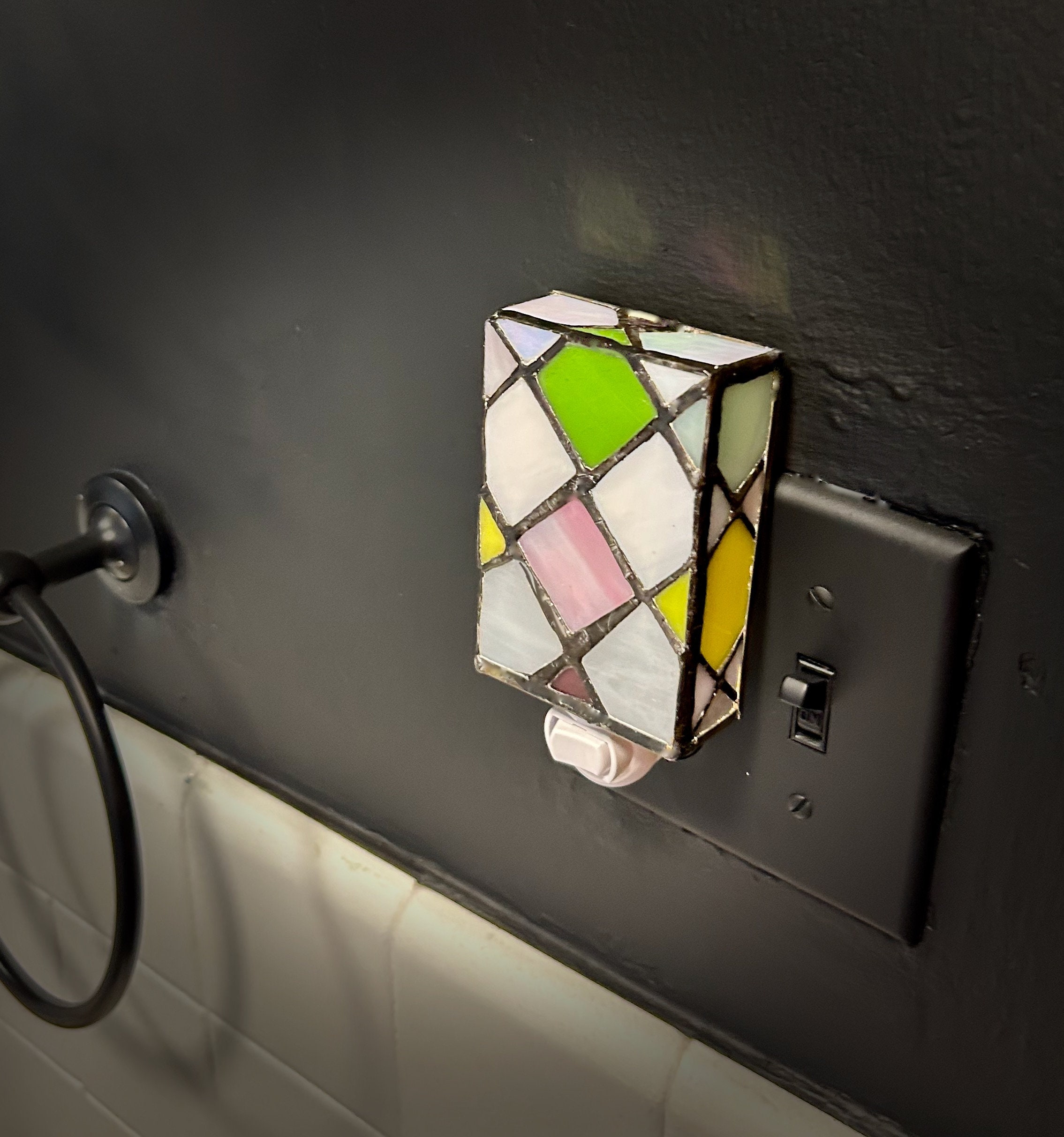 Handmade Stained Glass Nightlight - Etsy