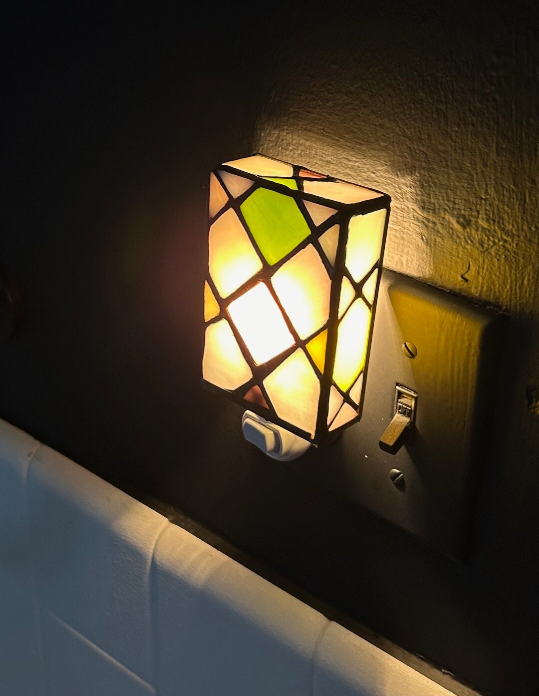 Handmade Stained Glass Nightlight - Etsy