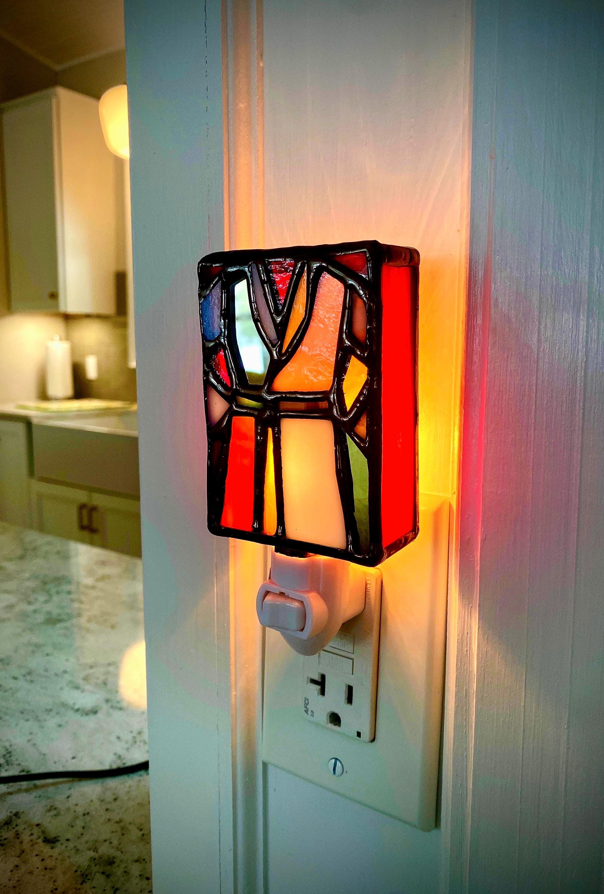 Handmade Stained Glass Nightlight - Etsy