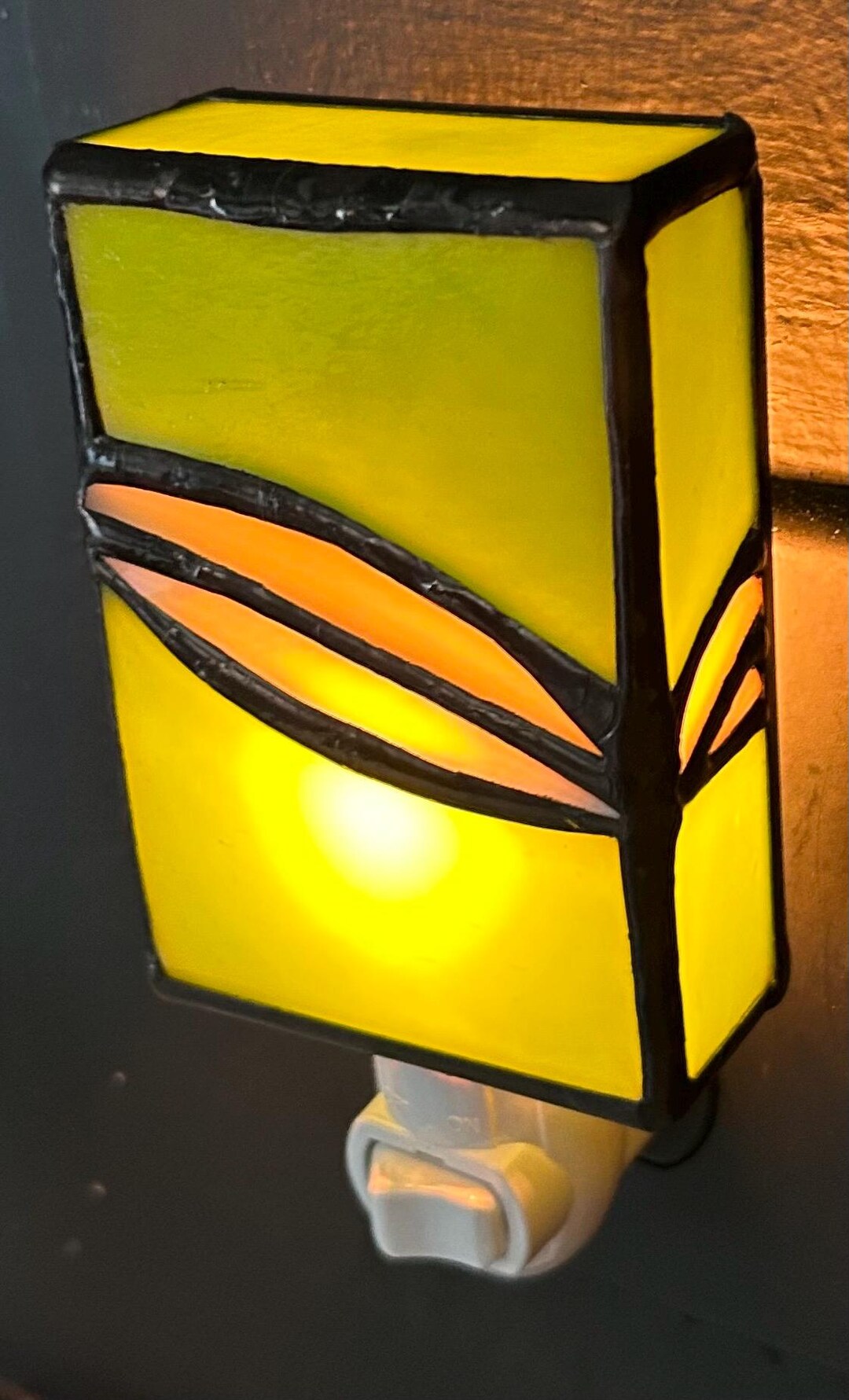 Handmade Stained Glass Nightlight - Etsy