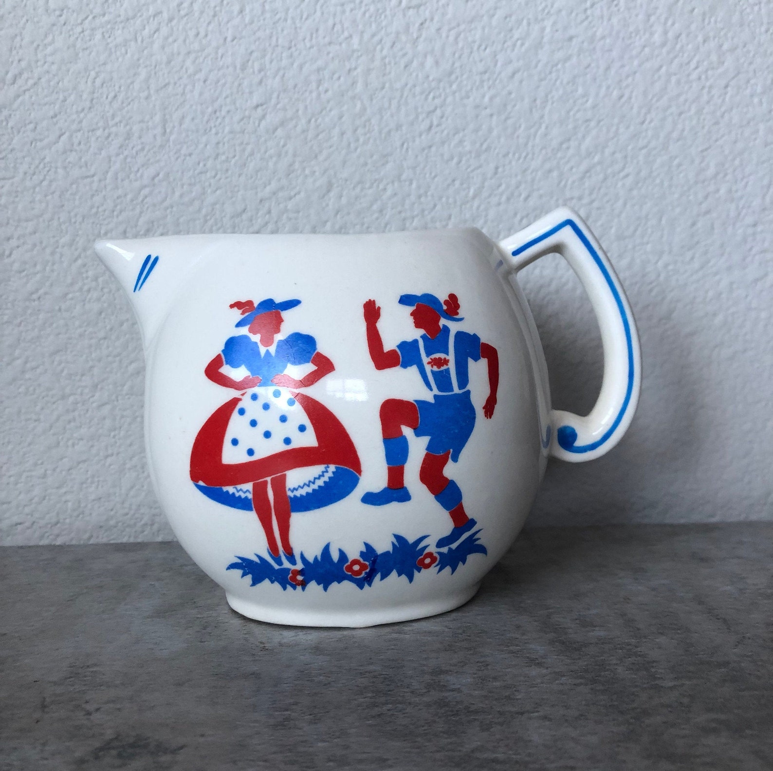 Small Porcelain Pitcher Made in Czechoslovakia - Etsy