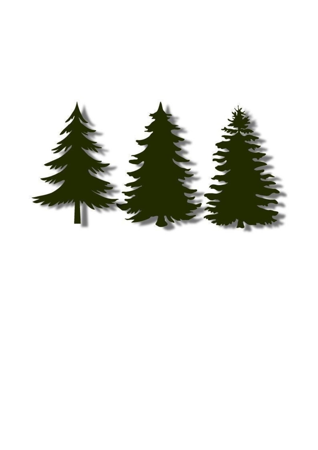 Pine Tree SVG, Douglas Fir, Spruce, Die Cut File, Tree Bundle, Nature ...