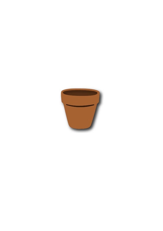 Flower Pot SVG Die Cut for Cricut Cutting Machines Digital - Etsy