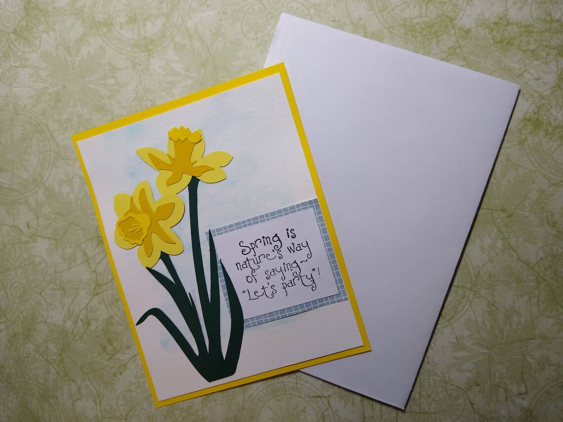 Layered Daffodil SVG, Digital Cutting File, Floral, Jpg Dxf Eps Pdf Png ...