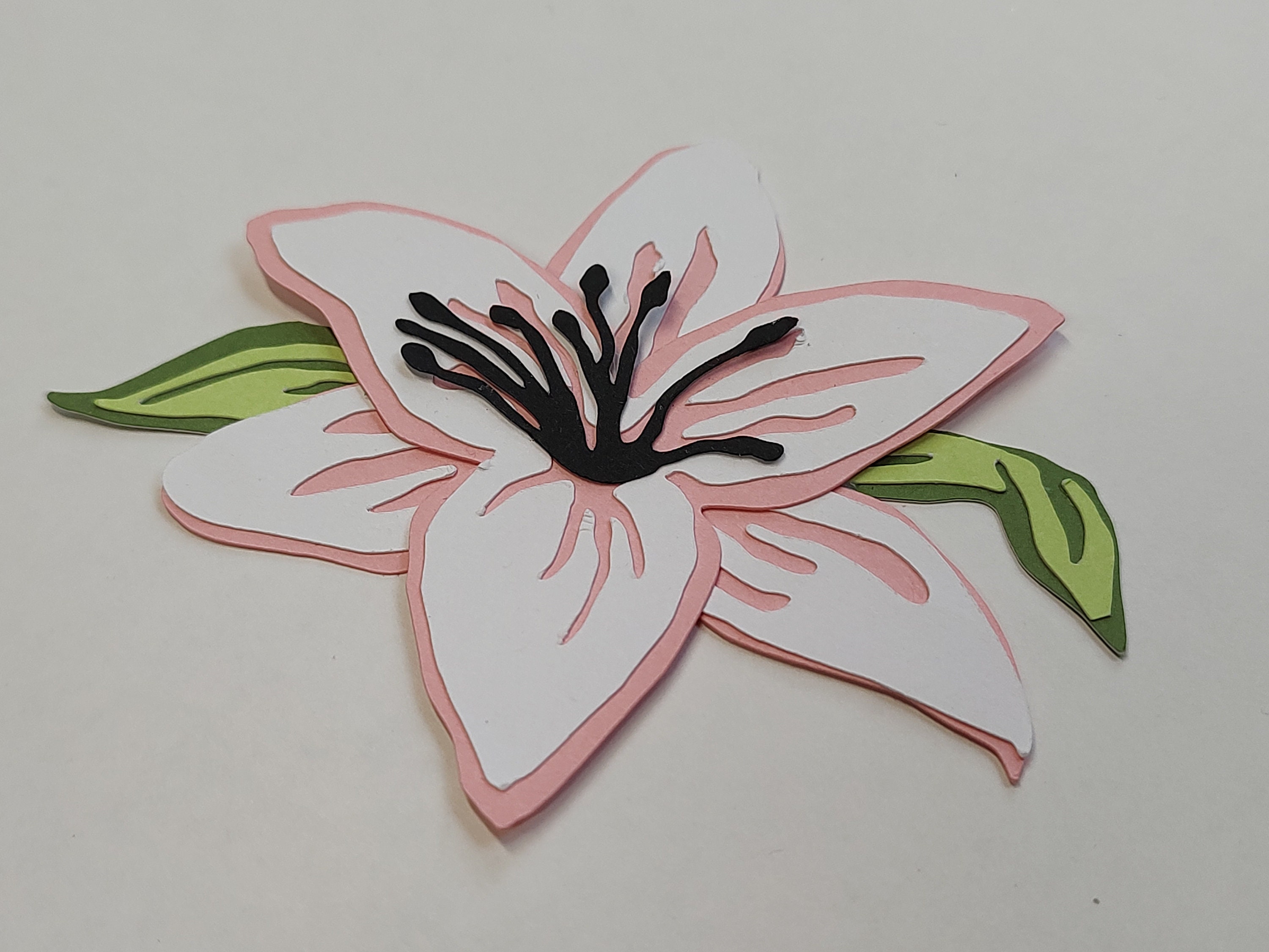 Layered Lily SVG, Floral Cut File, Cricut - Etsy