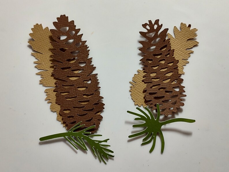 Layered Pine Cone SVG, Cutting File, Forest Decoration or Embellishment ...