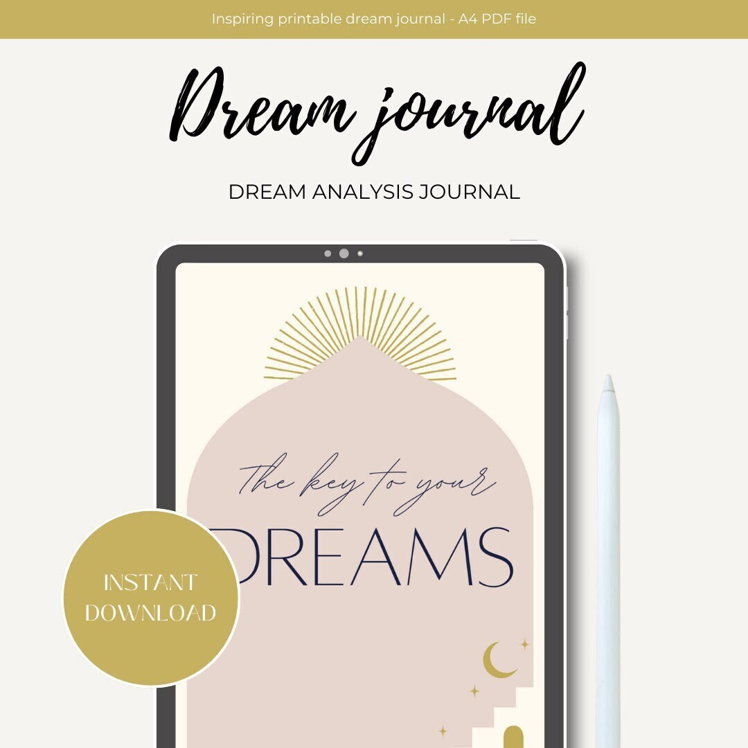 Dream Journal Printable, Dream Analysis Printable, Dream Interpretation ...