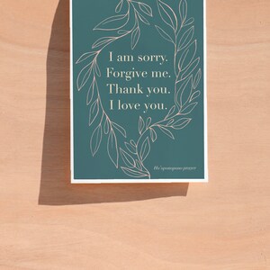 Printable Ho'oponopono Prayer. Instant Download Wall Art. Hawaii Prayer ...