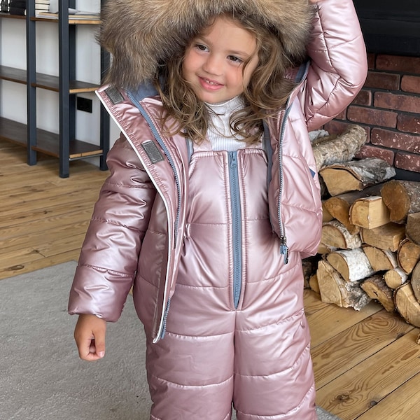 Girls Snowsuit - Etsy